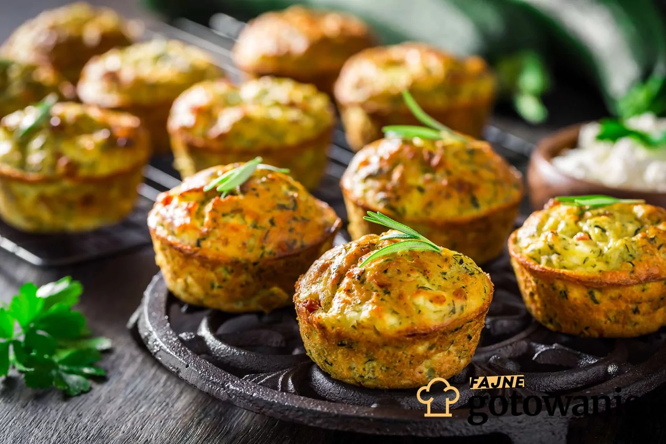 Muffinki z cukinii - przepis Magdy Panek