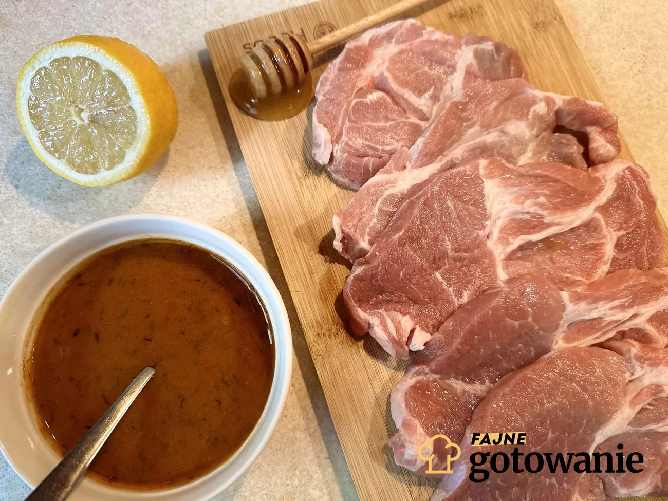 Marynata do karkówki z piekarnika - przepis Patrycji Czerwiak