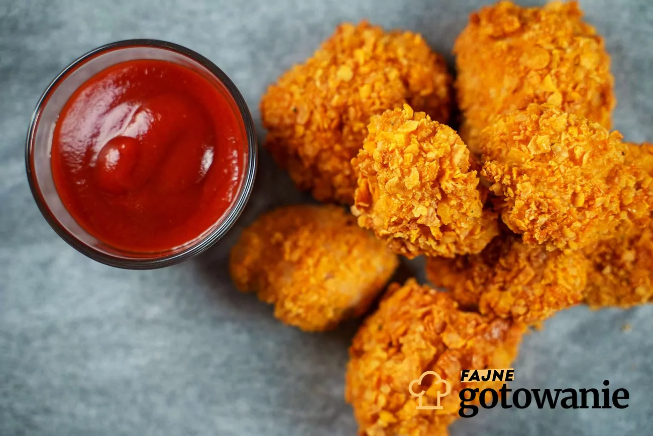 Nuggetsy z indyka - przepis Magdy Panek